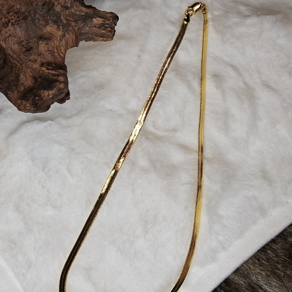 polmina | Jewelry | 24k Gold Snake Chain | Poshmark